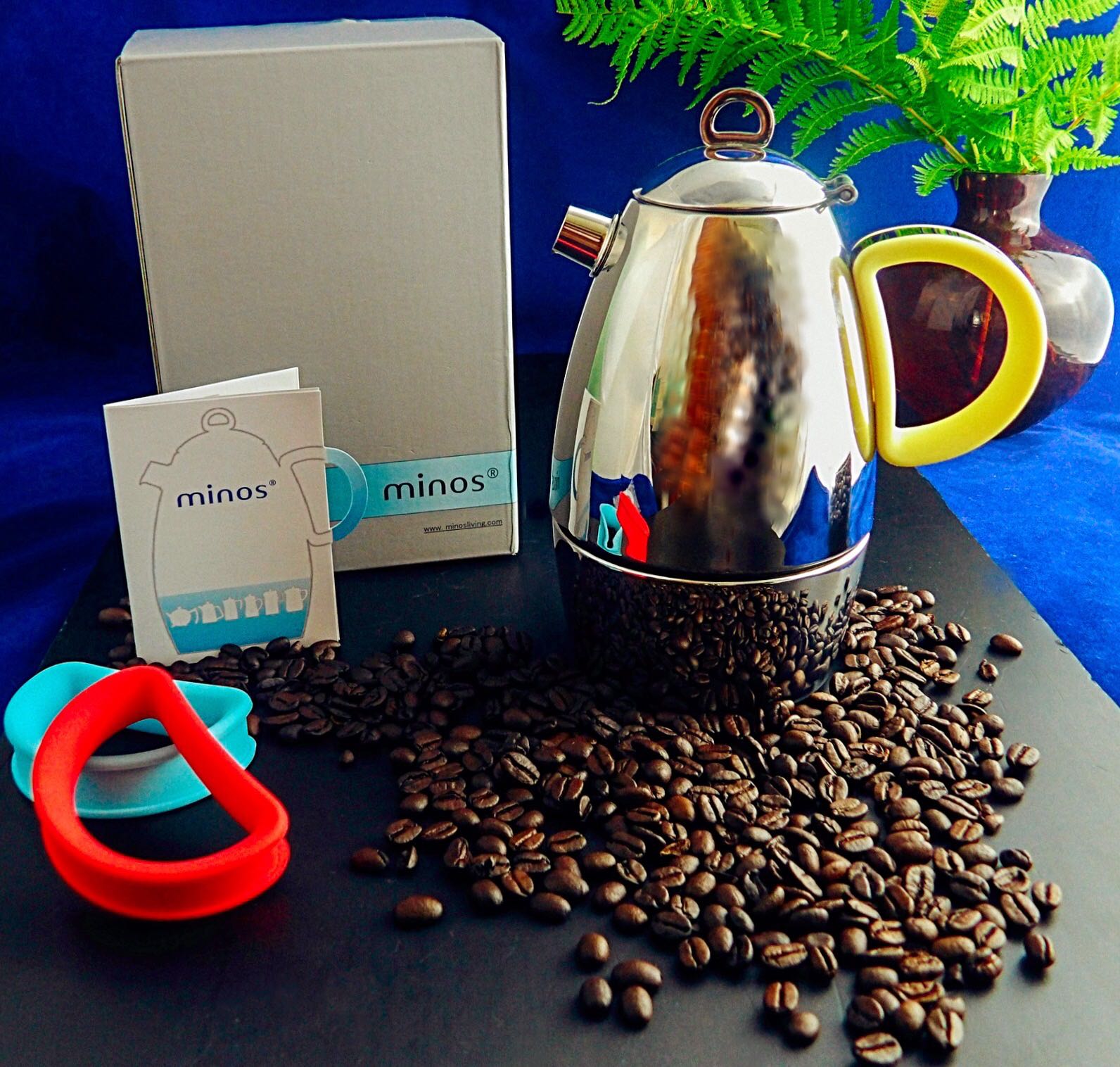 Minos Moka Pot 6 Cup Espresso Maker